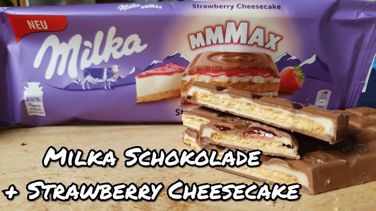 Milka Max Strawberry Cheesecake im Test | So gut! | FoodLoaf - YouTube