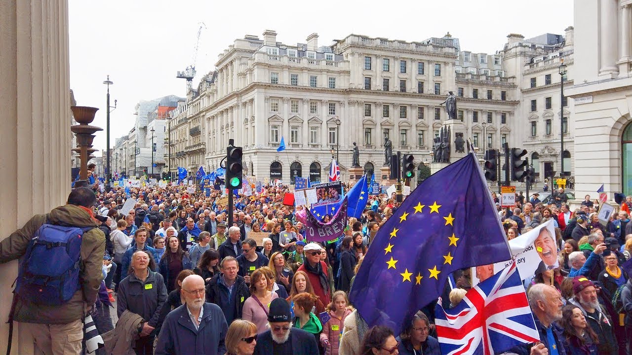 What the PEOPLE’S VOTE MARCH was REALLY like! - London, 23rd March 2019 ...