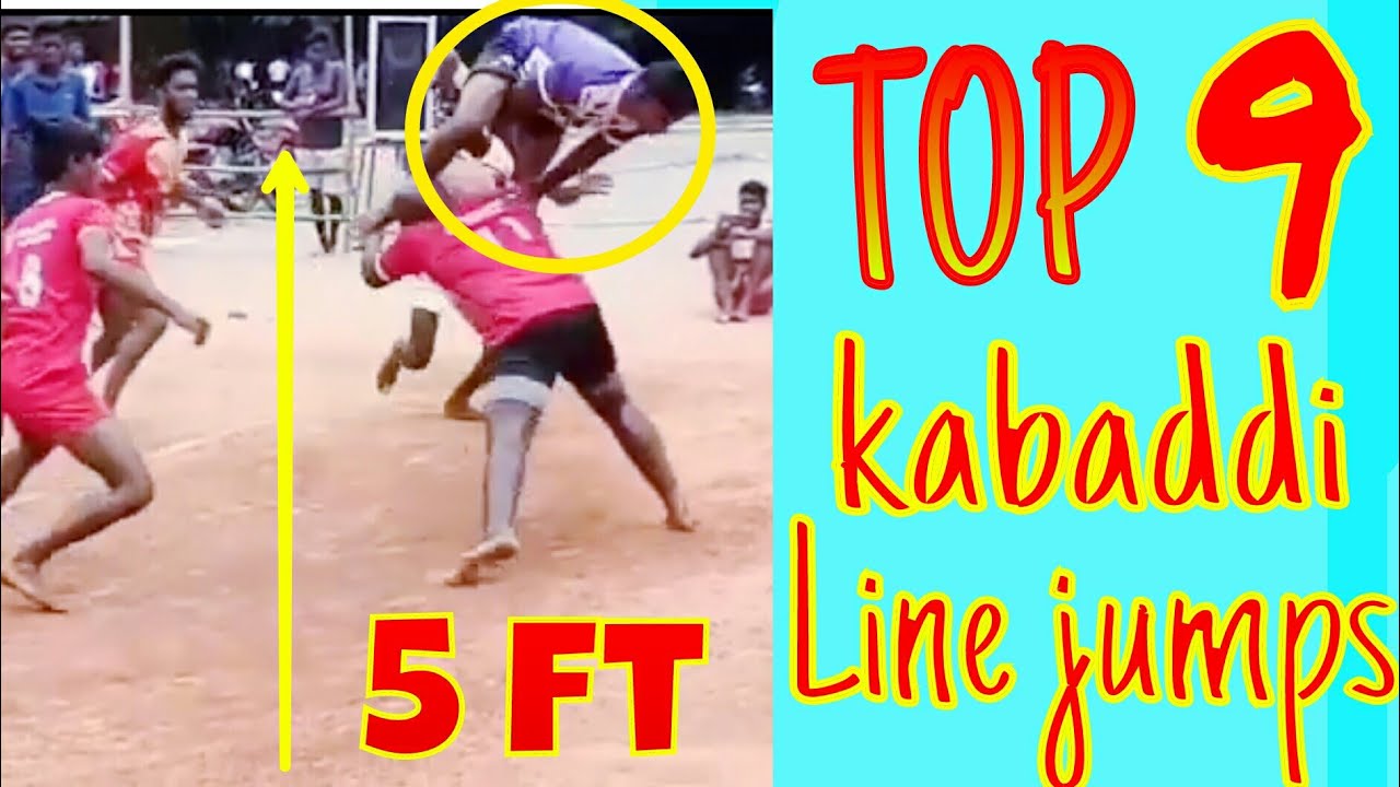 Top 9 Kabaddi Line Jumps local kabaddi Match... - YouTube