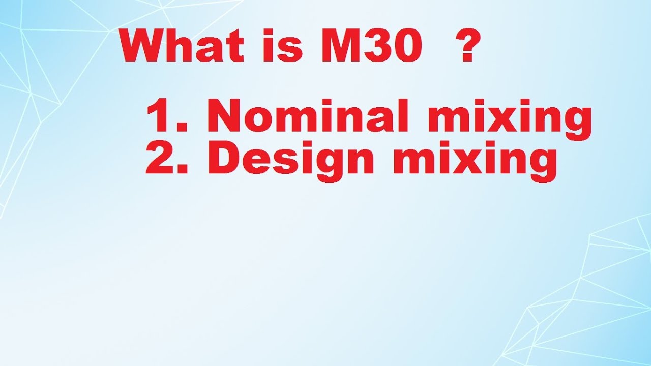 M30 RELATED INFORMATION FROM IS CODE 456 2000 YouTube m30-related-information-from-is-code-456-2000-youtube