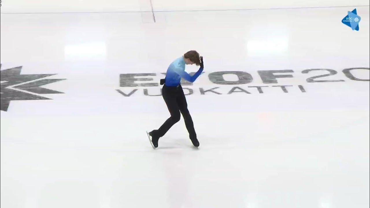 Edward Appleby – 2022 European Youth Olympic Festival SP - YouTube