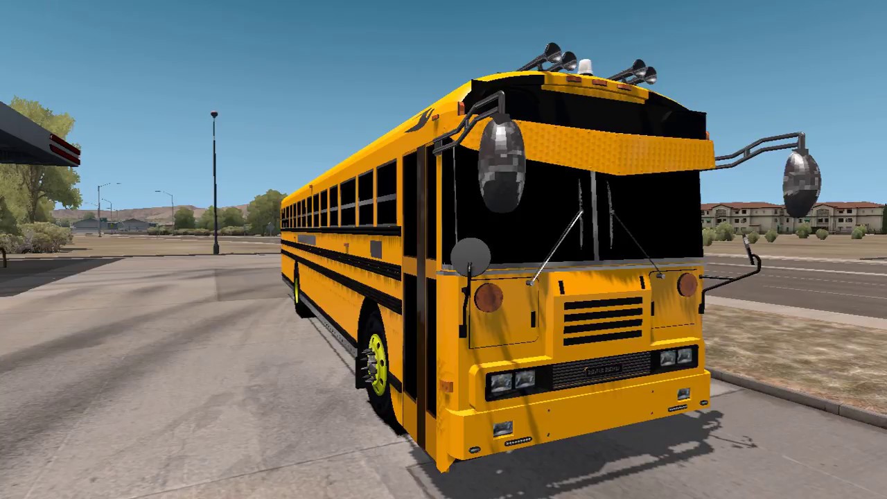 Blue Bird School Bus/ATS|American Truck Simulator - YouTube