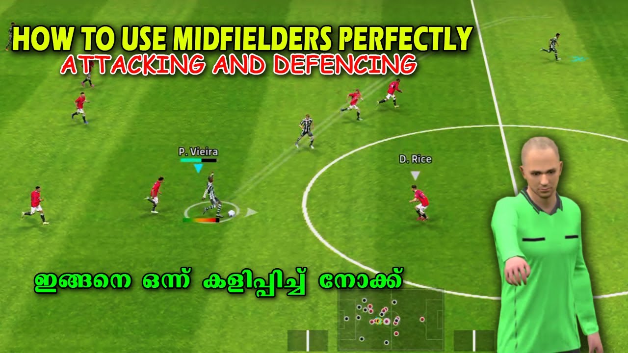 How to use Midfielders perfectly in Efootball 🏃💨 - YouTube