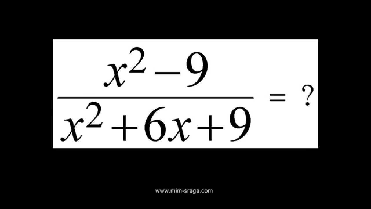 Algebarski razlomci - skrati razlomak rastavljanjem na faktore ...