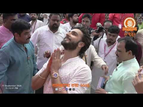 Ranveer Singh, Actor at Lalbaugcha Raja 2026