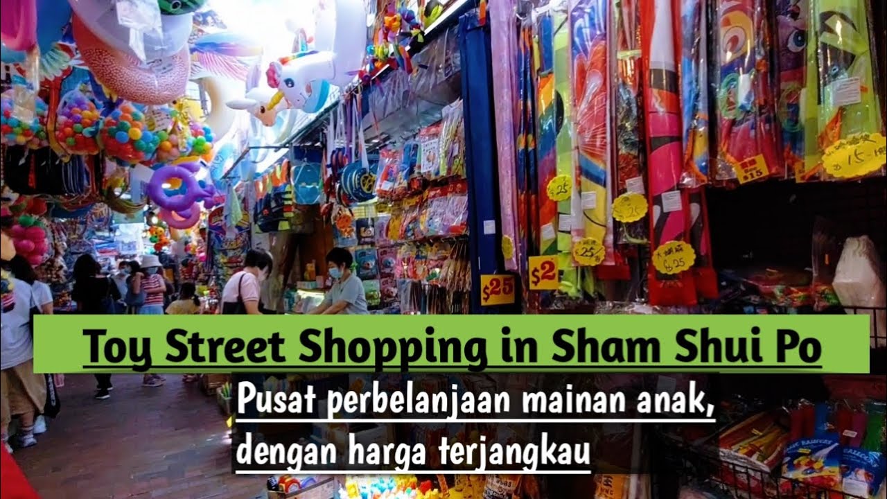 Toy street shopping in Sham shui po,hong kong - YouTube
