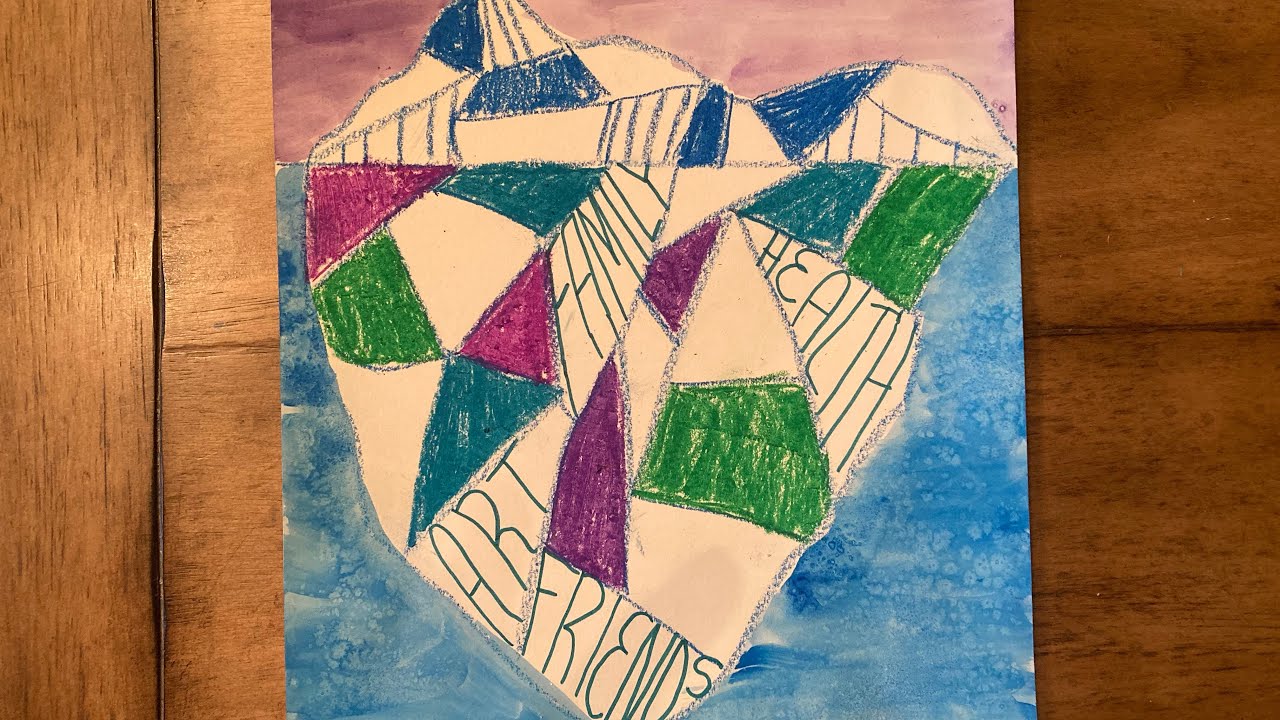 Iceberg Art for the New Year - YouTube