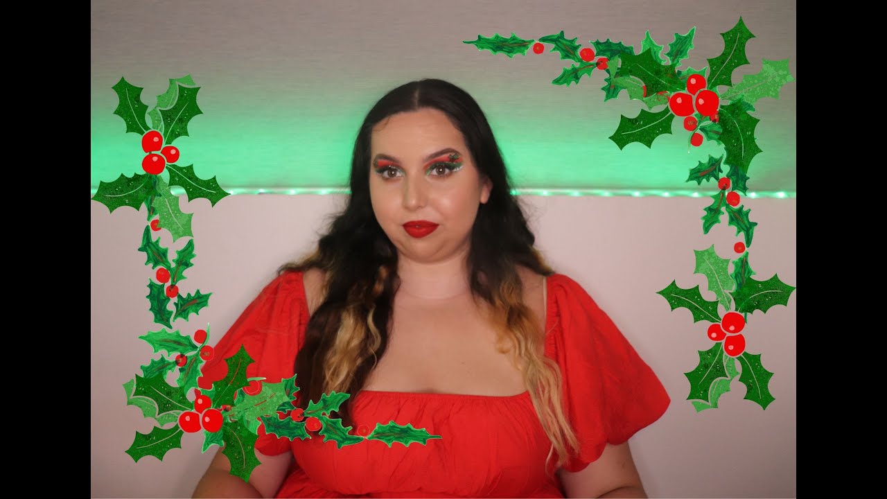 FLORAL MAKEUP: HOLLY - YouTube