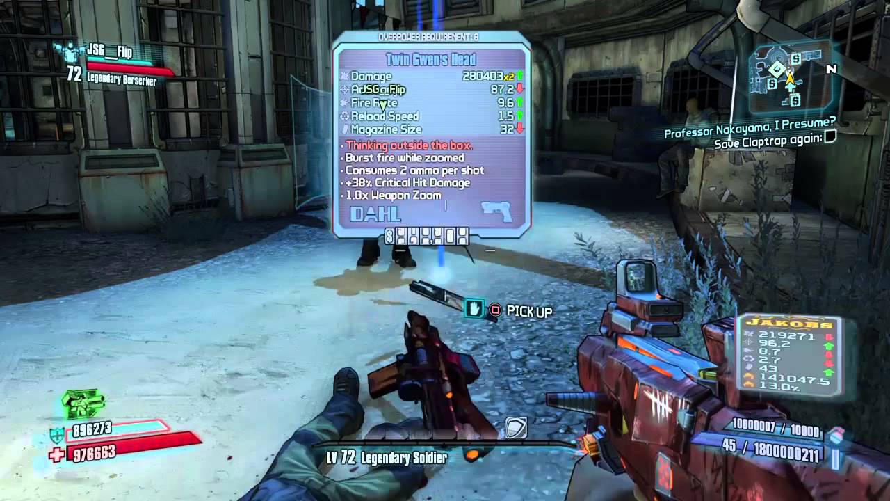 Borderlands 2 unlimited backpack and money glitch - YouTube