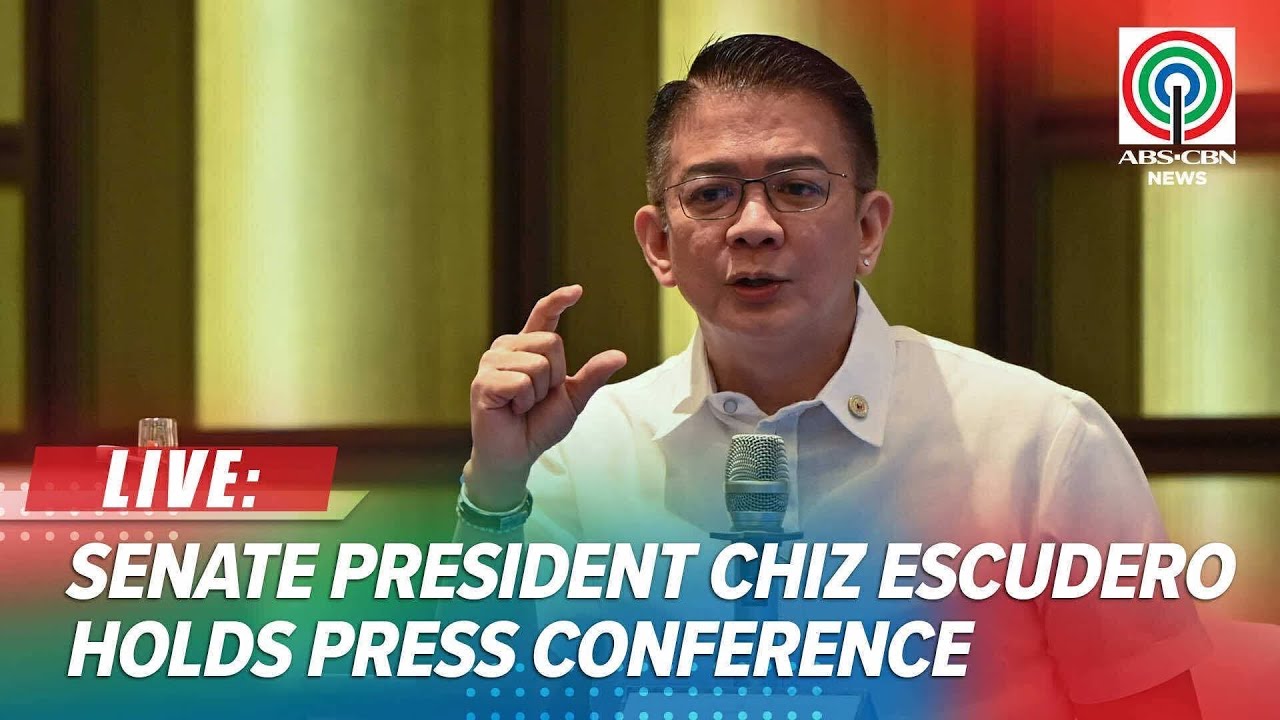LIVE: Senate President Chiz Escudero holds press conference | June 25 ...