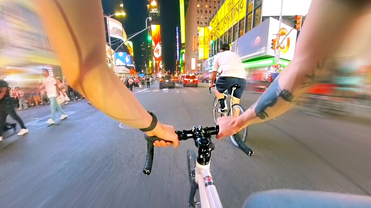 Night ride with Bennett in NYC - Fixed Gear POV - MILDLINE - YouTube