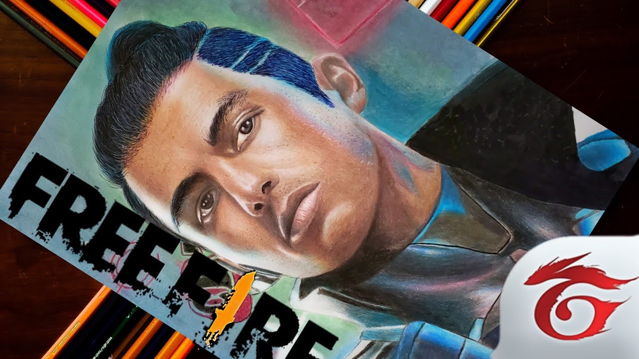 NUEVO PERSONAJE DE FREE FIRE CHRONO CR7 | dibujo realista de free fire ...