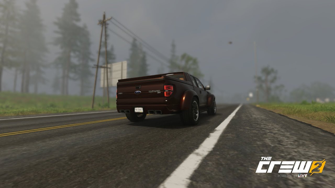 Driving in the rain Ford F-150 Raptor SVT. Part 2. (The Crew 2) - YouTube