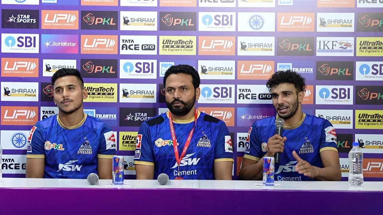 Haryana Steelers vs Tamil Thalaivas | Post-Match Interview | PKL Season ...