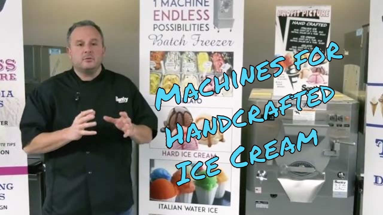 Machines for Making Handcrafted Ice Cream - YouTube