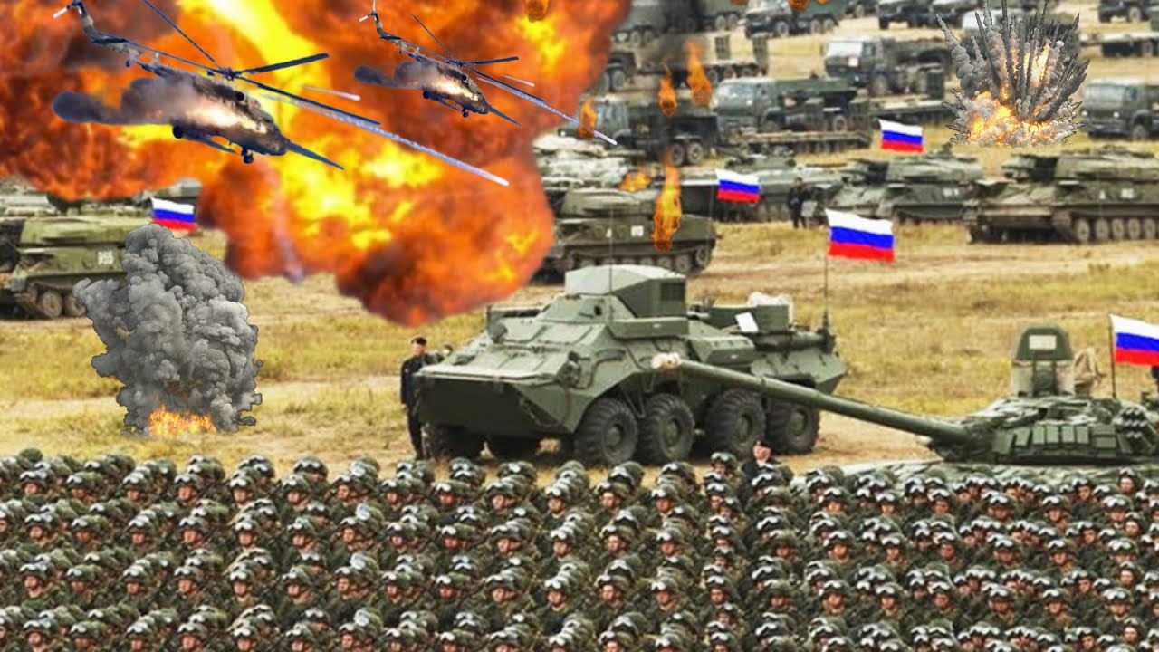 Today, the US succeeded in destroying a hidden Russian military base ...