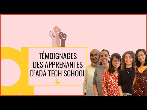 Les apprenantes d'Ada Tech School témoignent ! - YouTube