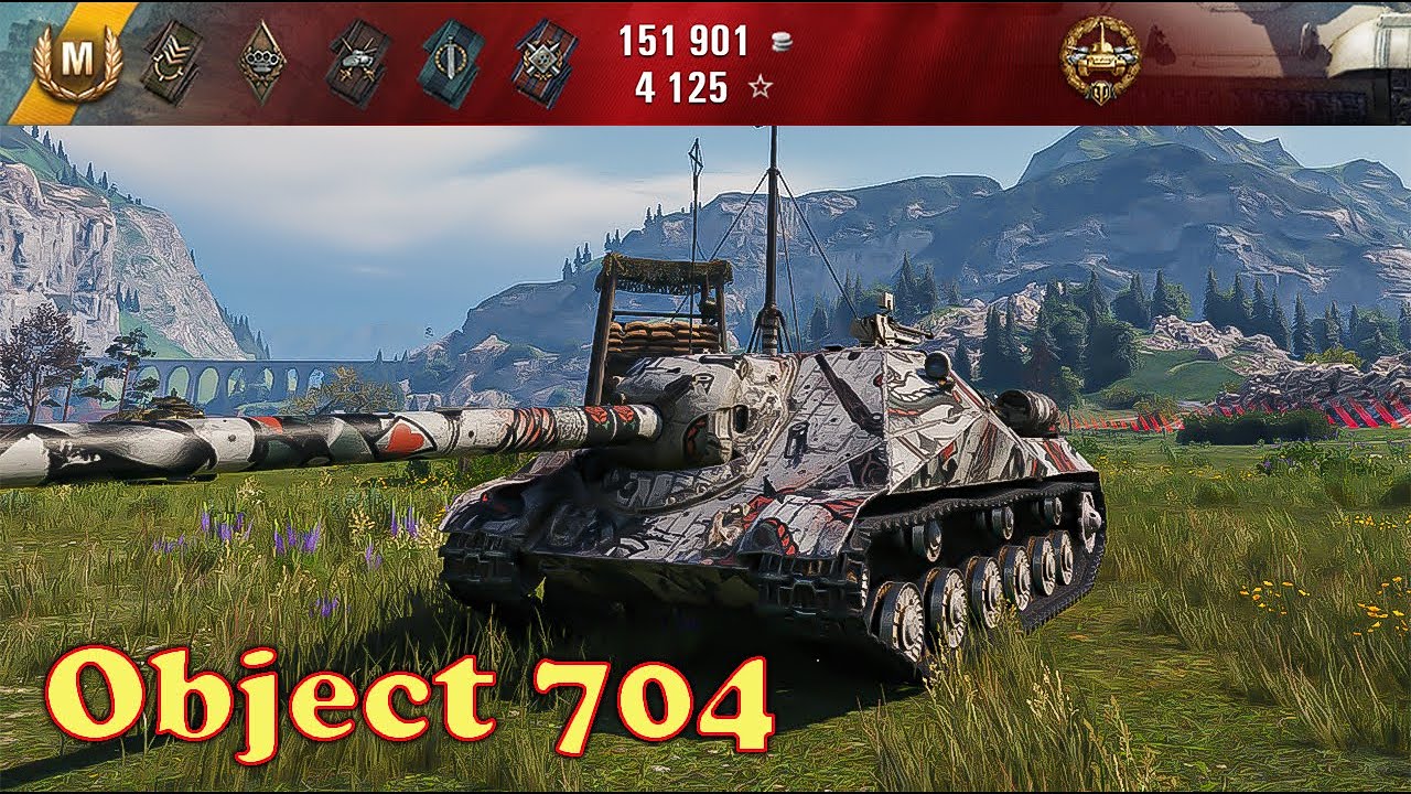 Object 704 - World of Tanks UZ Gaming - YouTube