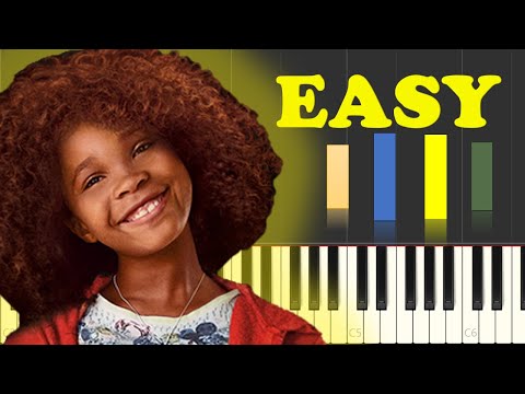 Tomorrow - Annie EASY Piano Tutorial