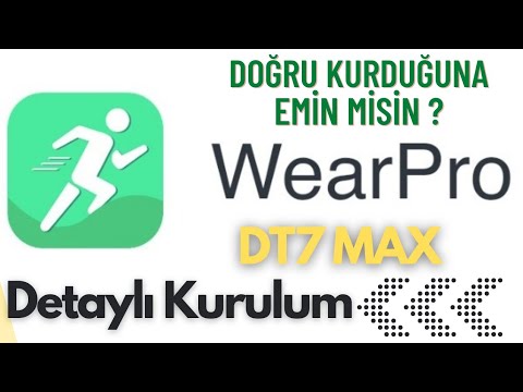 Wear Pro Akıllı Saat Uygulaması Detaylı Kurulum