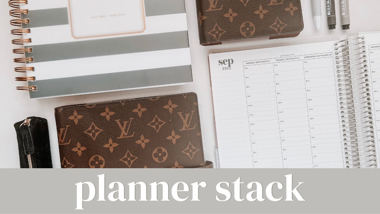 Updated Planner Stack: Streamlining My Planner System - YouTube