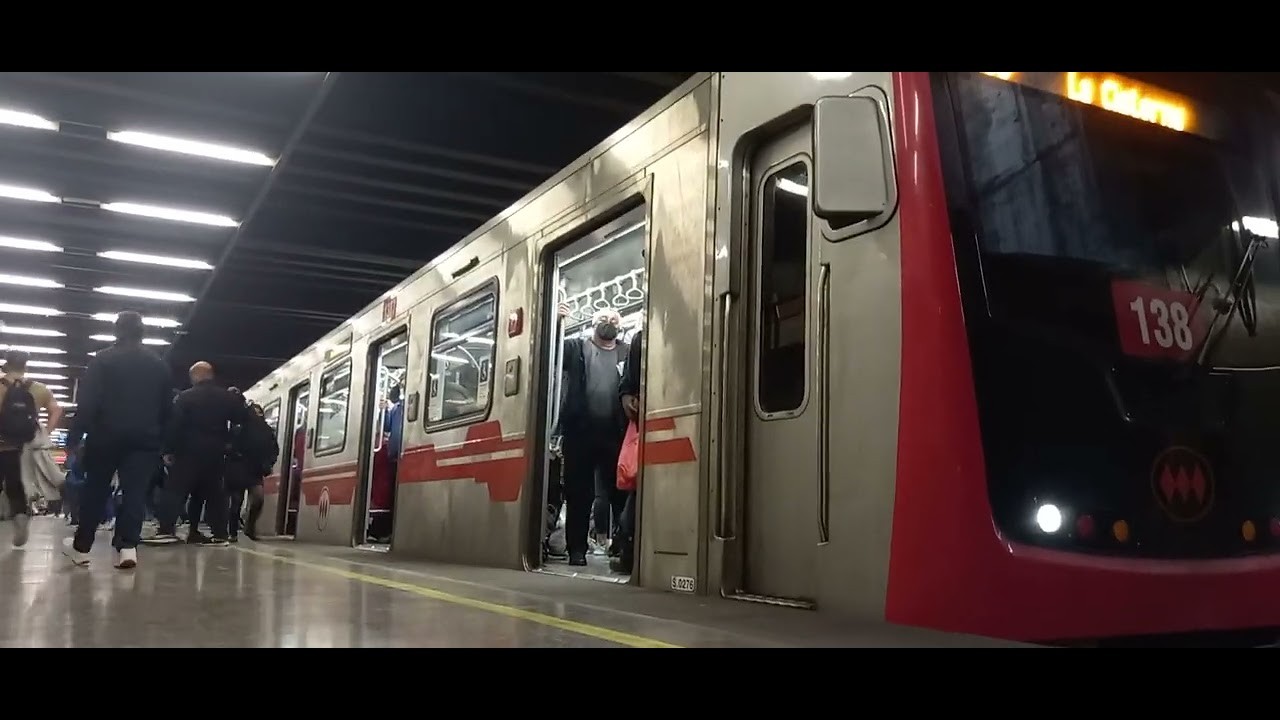 7 Minutos de trenes NS-16 Y solo un NS-04 En San Miguel L2 - YouTube