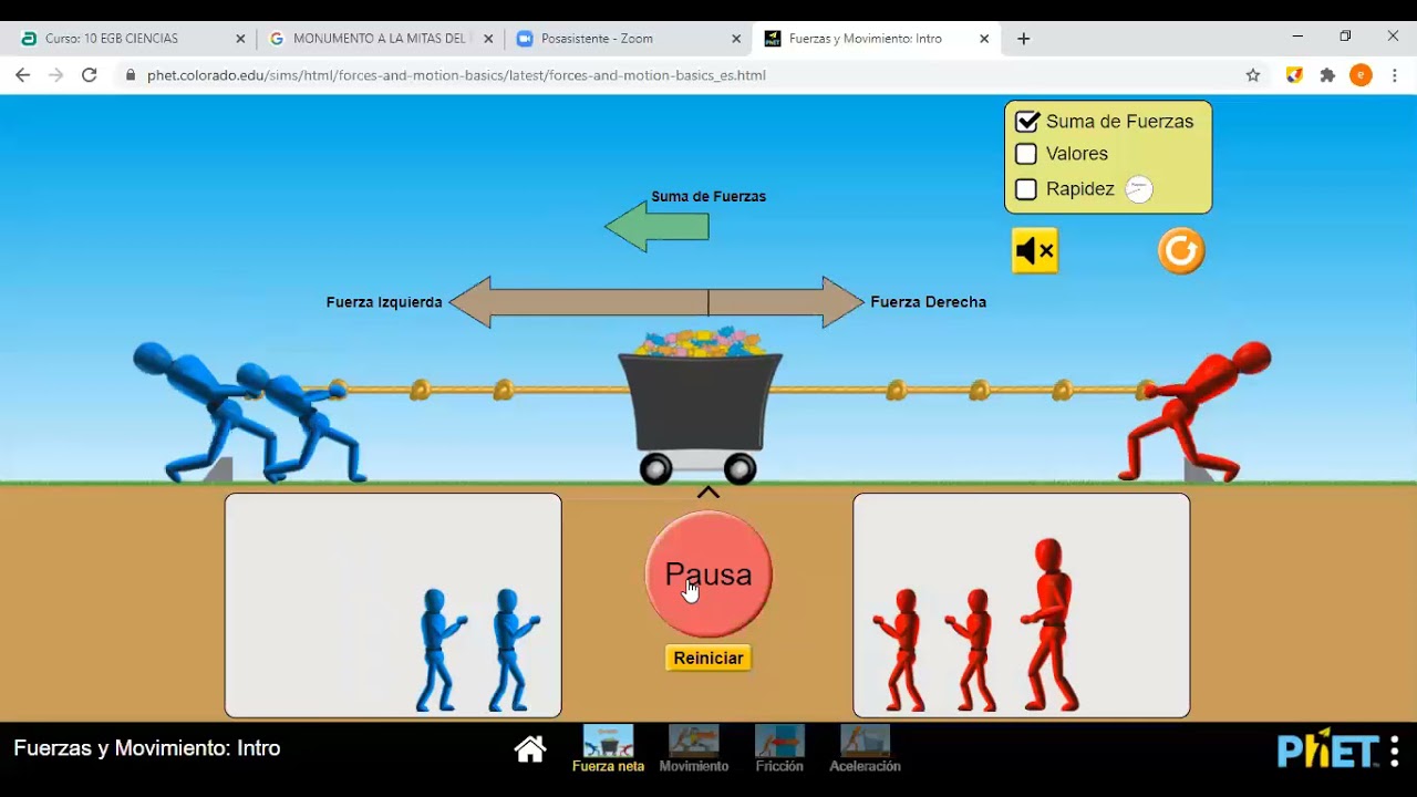 9 Ciencias Naturales Fuerzas Equilibradas - YouTube