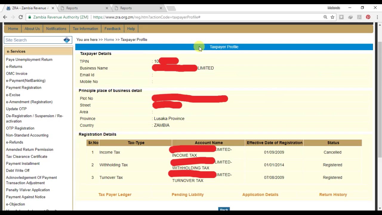 ZRA Amnesty - how to check what you owe and missing returns - YouTube