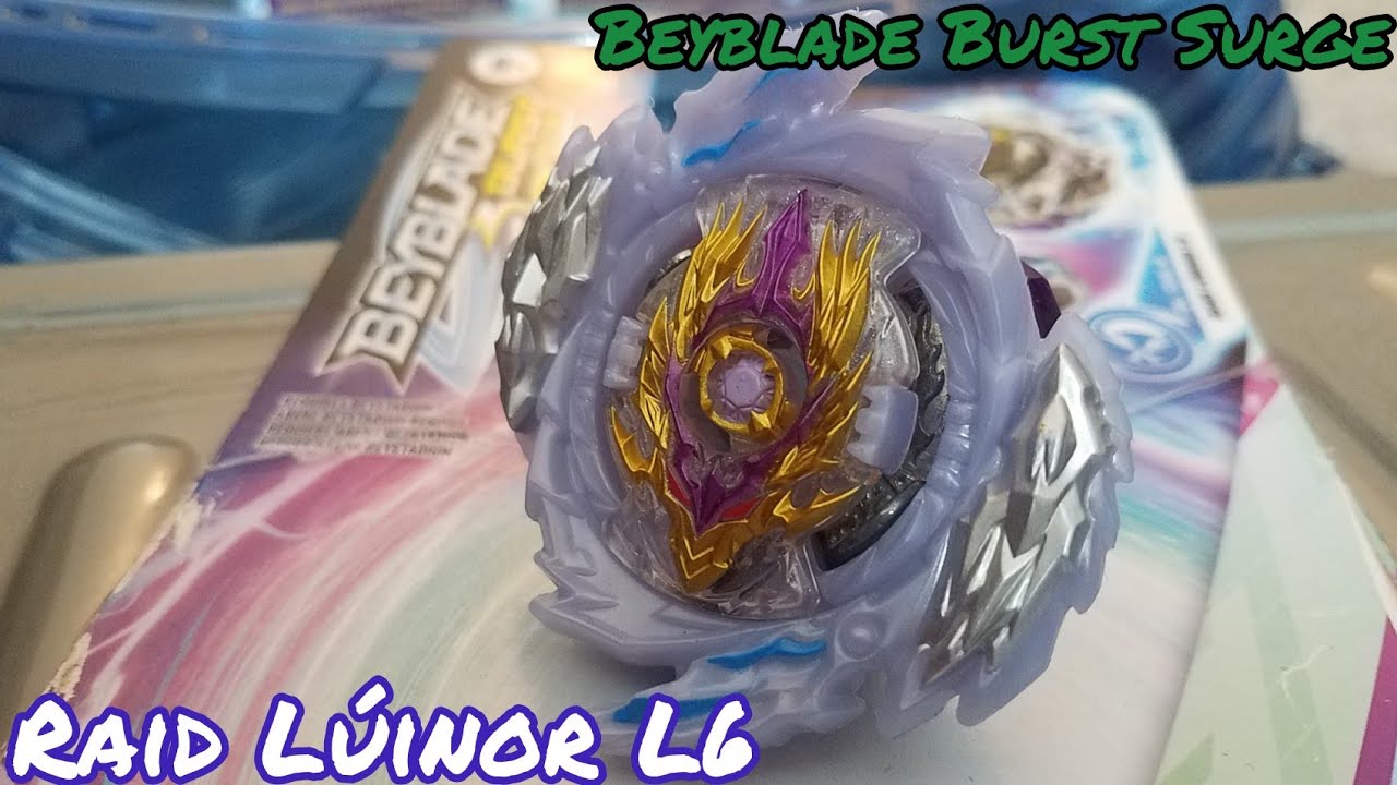 Beyblade Burst Surge unboxing: Raid Lúinor L6 - YouTube