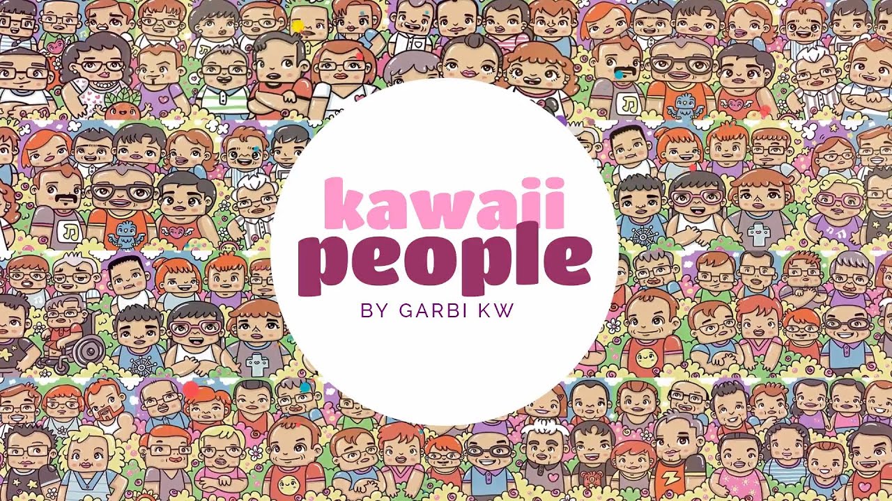 kAWAII pEOPLE - How To Draw Kawaii - Kawaii Doodles by Garbi KW - YouTube