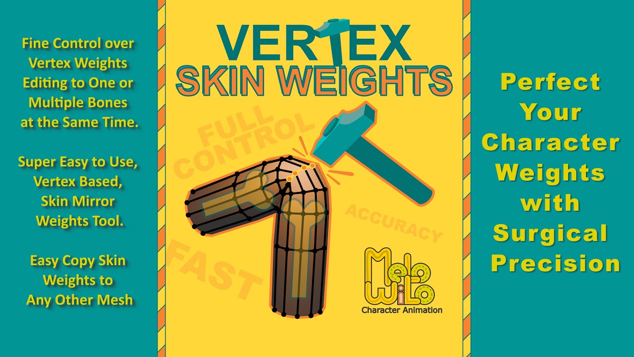 Perfect Skin Weight Editing in Blender - Vertex Skin Weights Addon ...