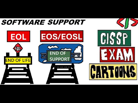 CISSP Cyber Security - Software Development: End of life (EOL) and End of support (EOS) - YouTube
