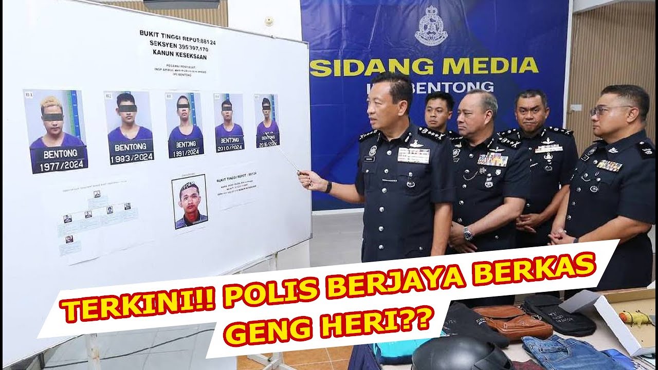 KUMPULAN PENJENAYAH ‘GENG HERI’ DITAHAN PIHAK POLIS?? - YouTube