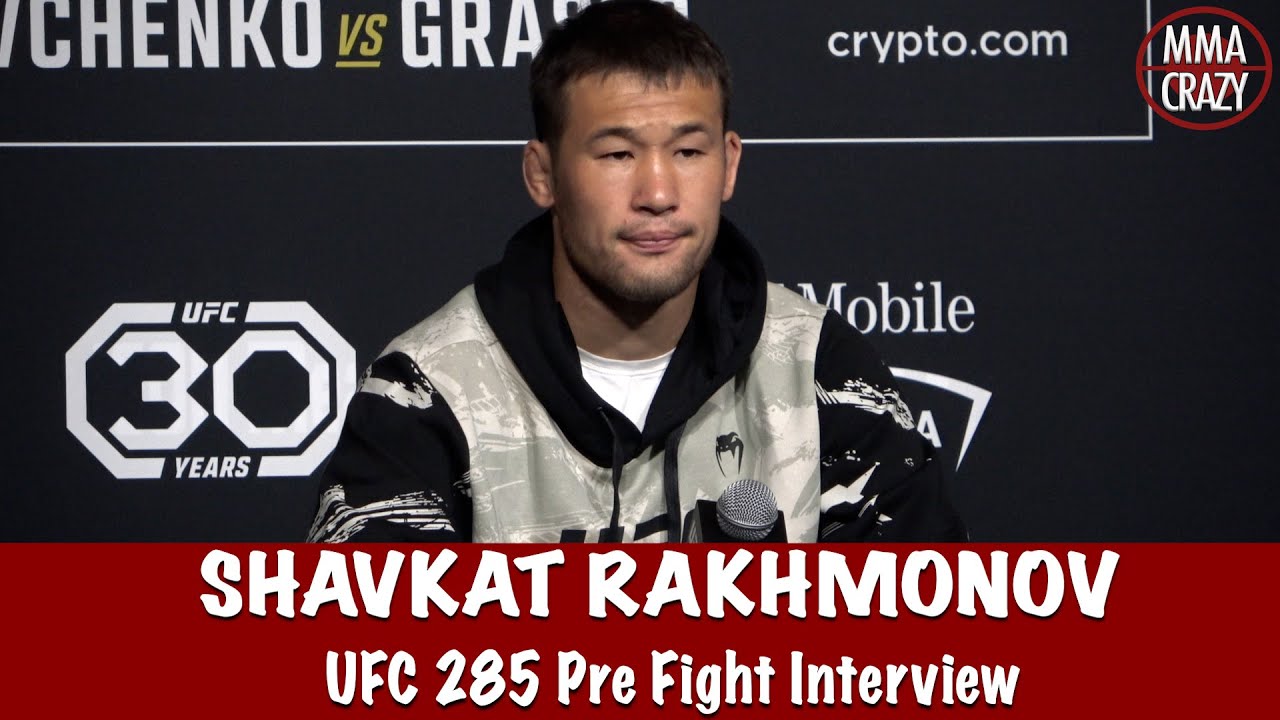 FULL Shavkat Rakhmonov UFC 285: Pre Fight Interview - YouTube