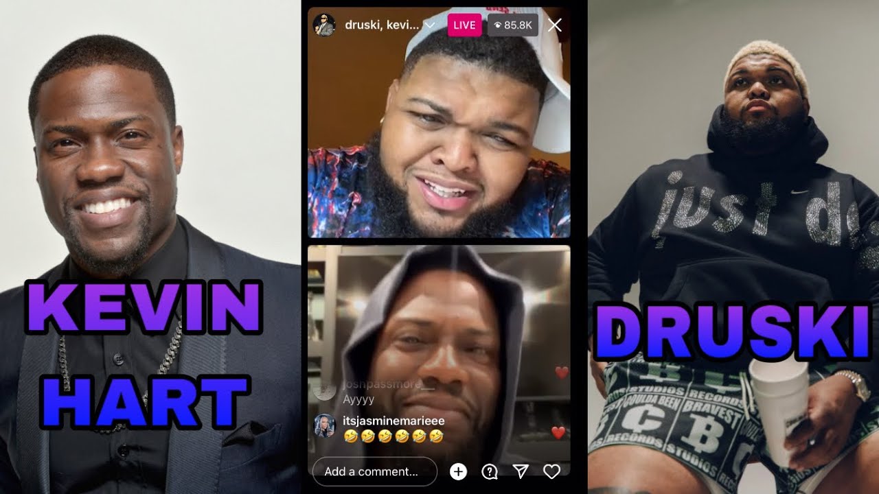 Druski LIVE W/ Kevin Hart - IG LIVE - December 24, 2022 - YouTube
