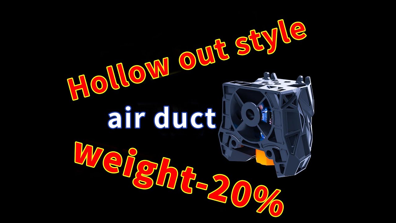 VORON Sb head hollow weight reducing air duct is now fully compatible ...