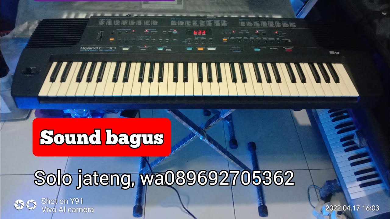 ROLAND E38 COCOK BUAT GRUB !! DI JUAL !! WA089692705362 - YouTube