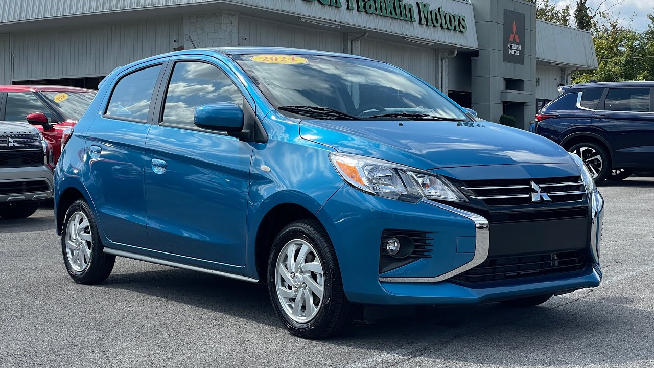 BLUE 2024 MITSUBISHI MIRAGE LE - YouTube