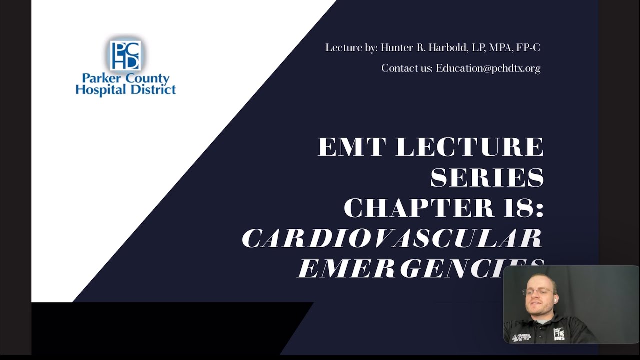 EMT Lecture Series: Cardiovascular Emergencies 1/2 - YouTube