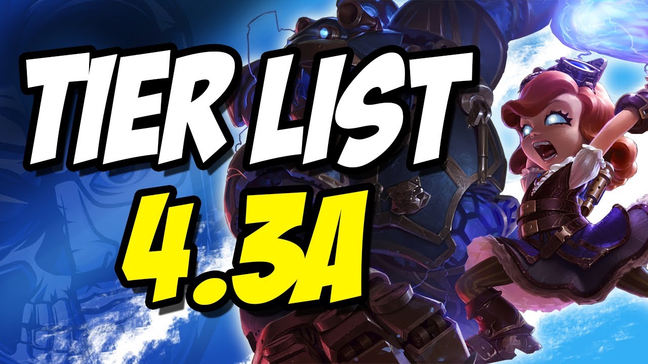 TIER LIST DE PARCHE 4.3A | SamCro - Wild Rift - YouTube