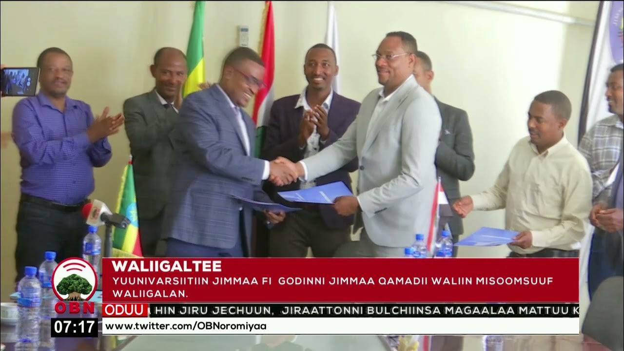 Waliigaltee Yuunivarsiitii Jimmaa fi Bulchiinsa Godina Jimmaa - YouTube