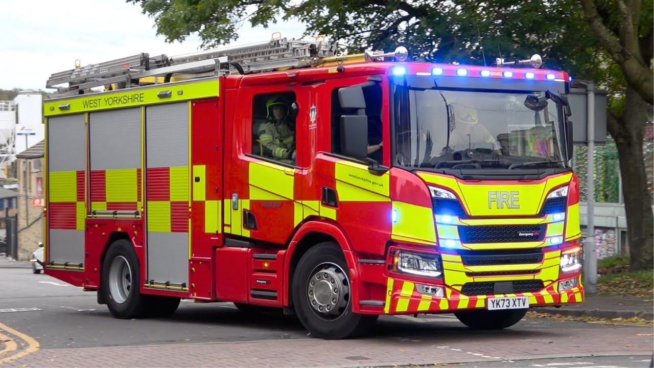 Bradford New Generation Scania Pump Responding | West Yorkshire Fire ...