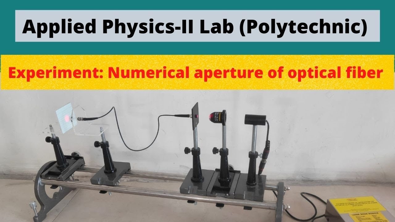 Experiment: To Find The Numerical Aperture of Optical Fiber I ...