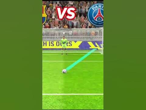 Barca vs psg pk kick 🔥😍#viral #short #efootball23 - YouTube