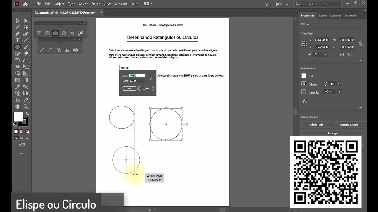 Será que devo fazer um Círculo ou Elipse no Illustrator? - YouTube