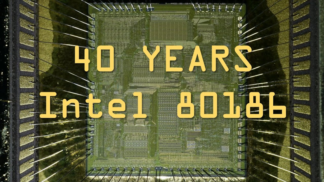 40 years Intel 80186 - YouTube