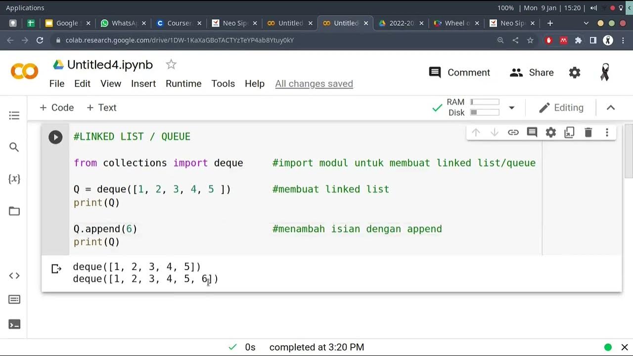 09-01-2023 Membahas Linked List pada Python - YouTube
