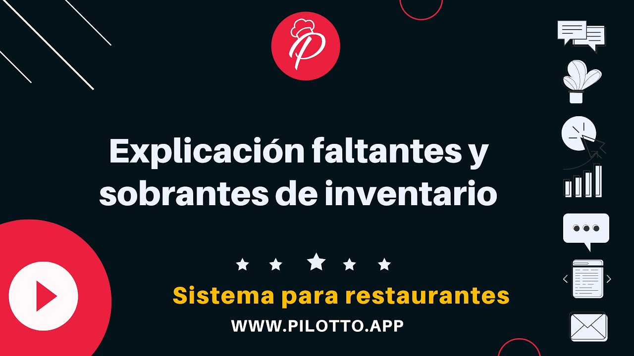 Explicación faltantes y sobrantes de inventario - YouTube