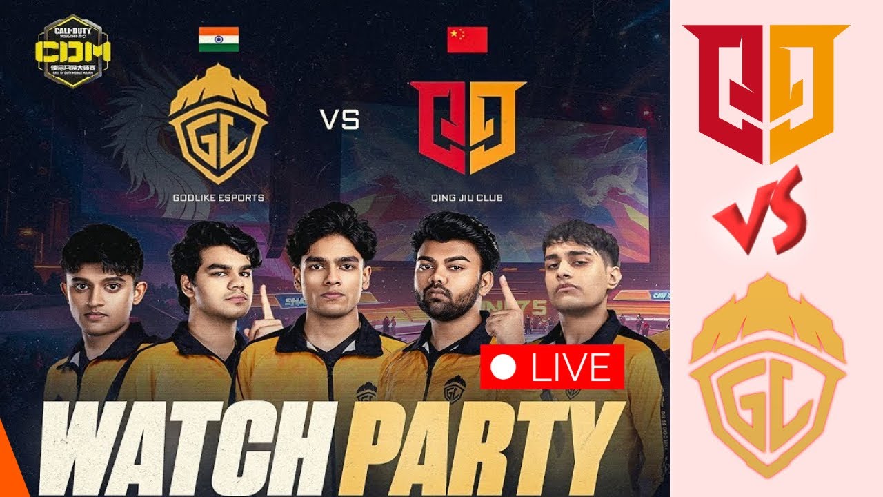 WATCH PARTY | GODLIKE 🇮🇳 vs QING JIU CLUB 🇨🇳 | LOWER BRACKET FINAL ...