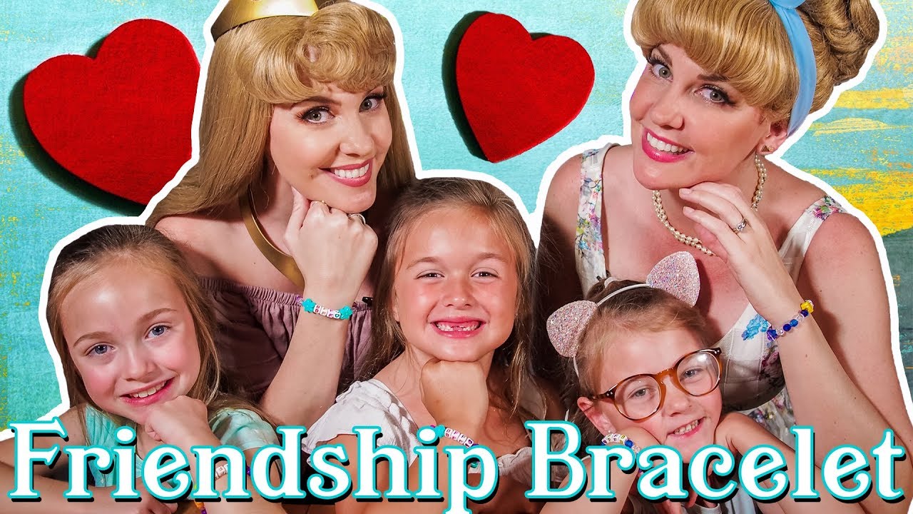 Crafting with Disney Princesses - Friendship Bracelet! - YouTube